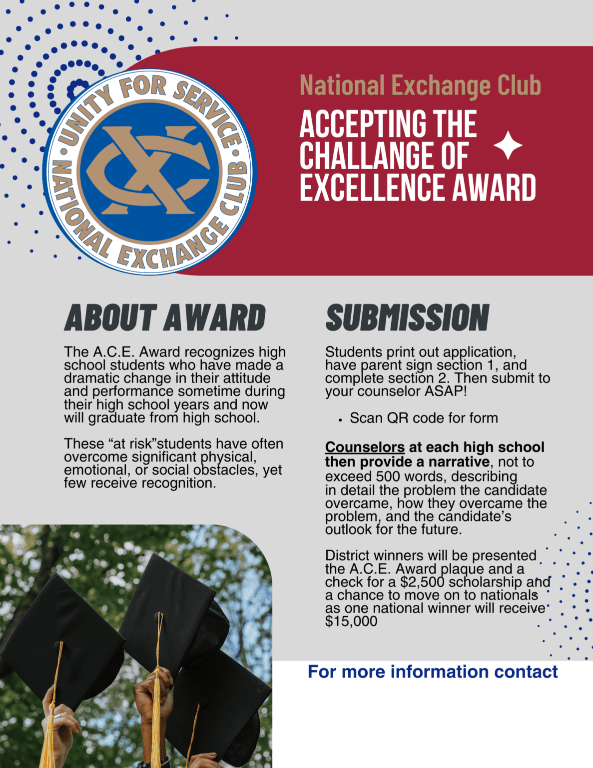 Accepting the Challenge of Excellence (A.C.E.) Award – California ...