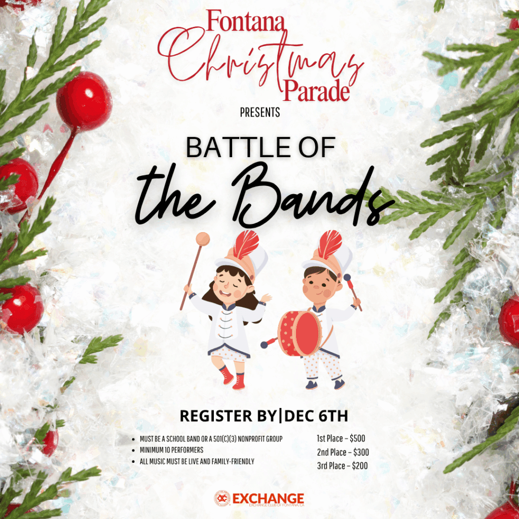 Fontana Christmas Parade 2025 – Exchange Club of Fontana